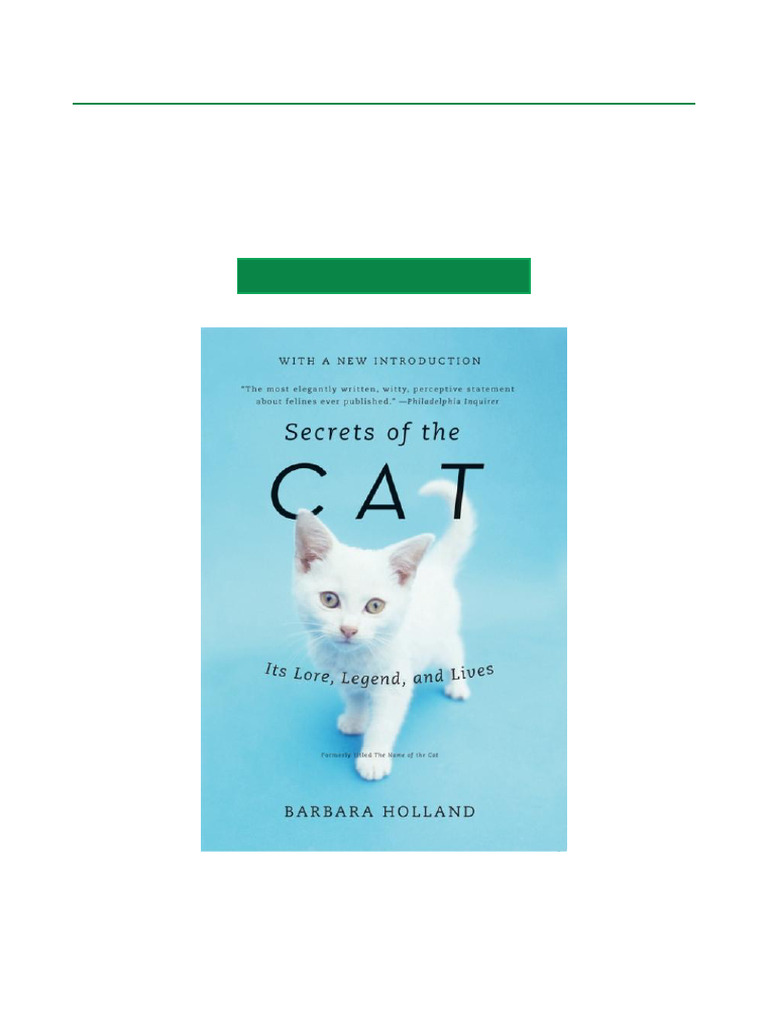Secrets of the Cat: Lore & Legends | PDF