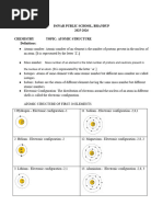 Atomic Structure of First 20 Elements (Teacher's Copy) | PDF | Chemical ...