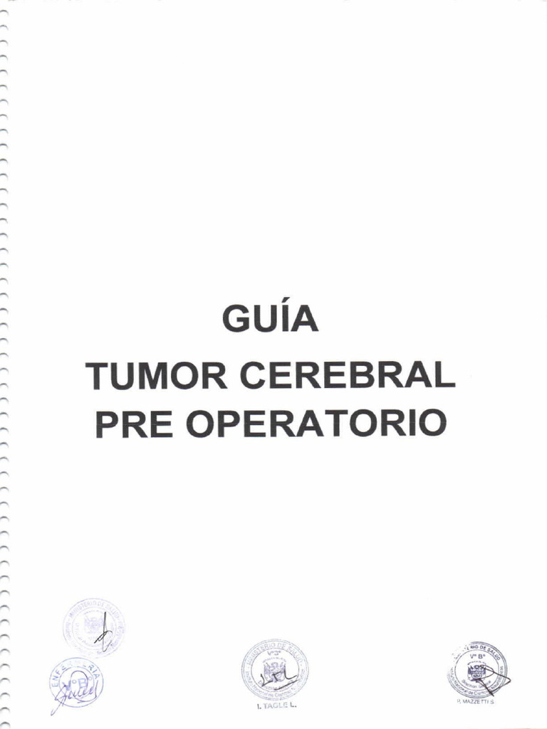 333-2014-Tumor Cerebral Pre Operatorio | PDF