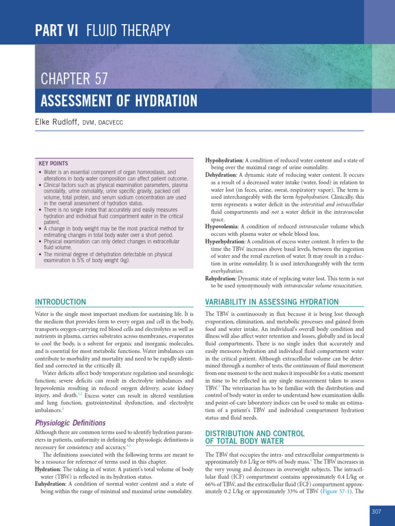 B978145570306700057X | PDF | Dehydration | Physiology