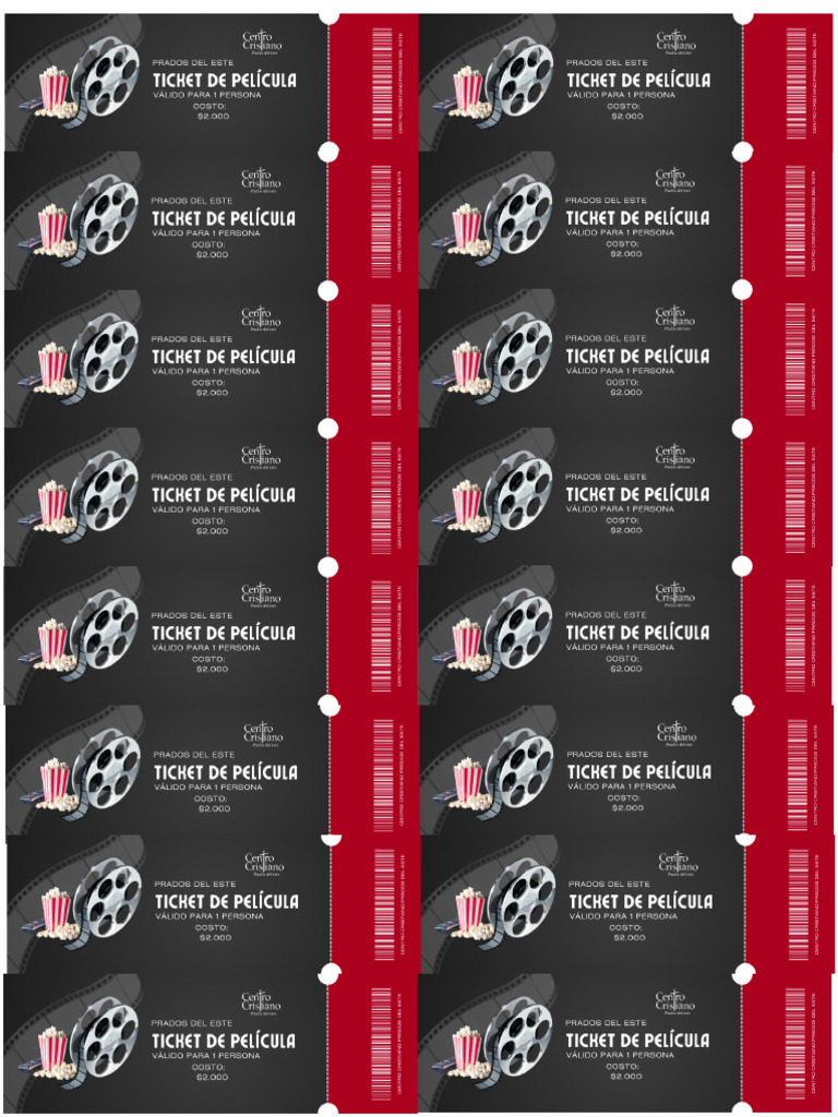 Boletas de Cine Ccpe | PDF