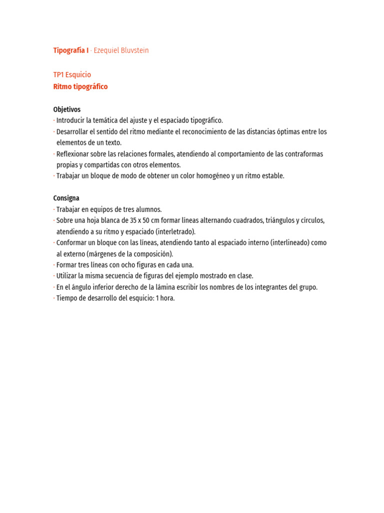 TP1 Esquicio Consigna | PDF