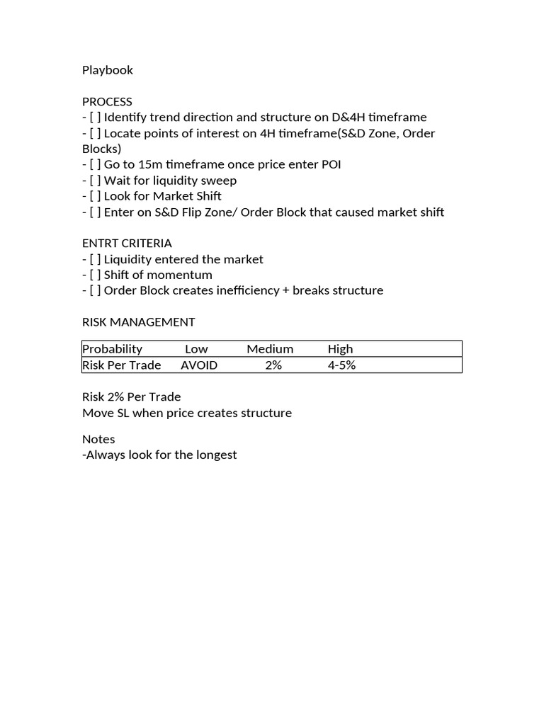 Playbook | PDF
