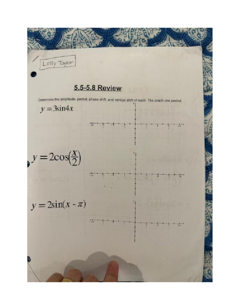Honors Algebra 2 Chapter 5 Review Packet | PDF