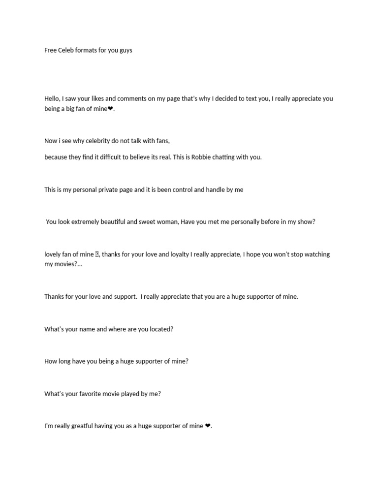 Free Celeb form-WPS Office | PDF
