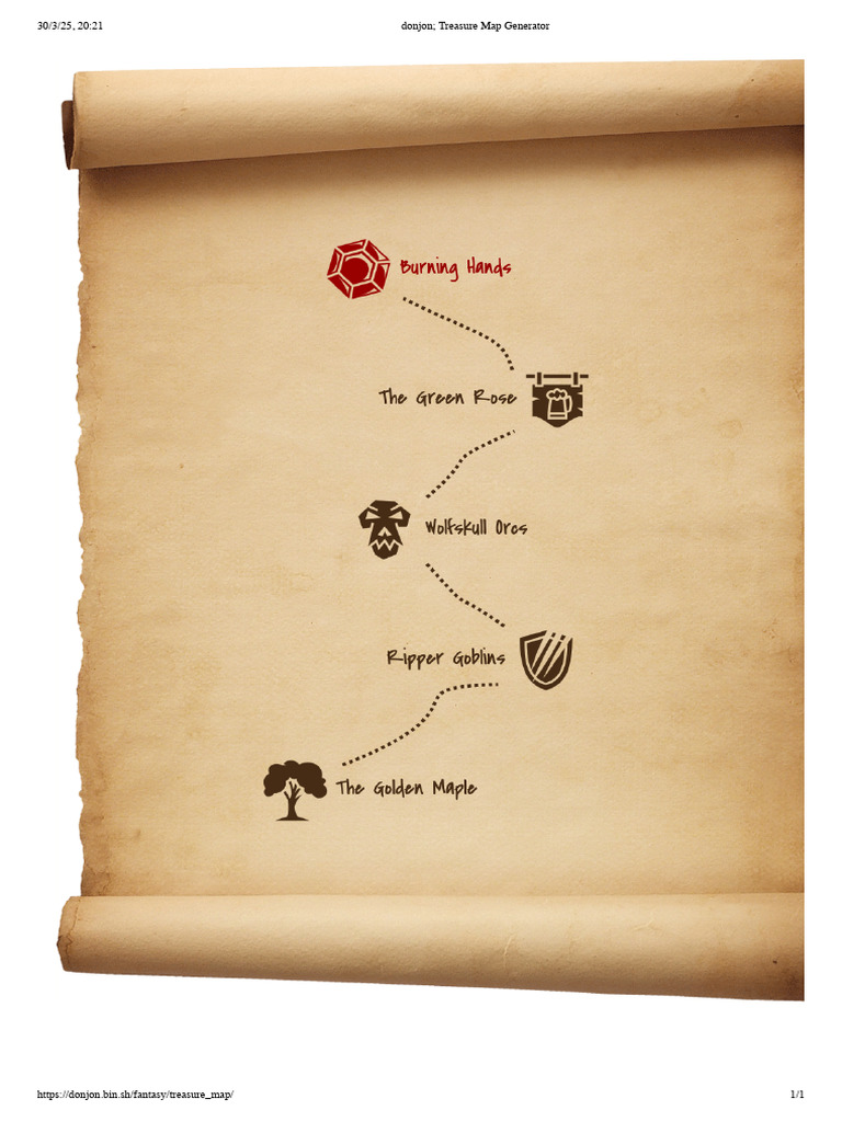 donjon; Treasure Map Genera | PDF