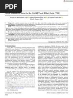 CAPE-V Scoring Guidelines and Example | PDF | Human Voice | Perception