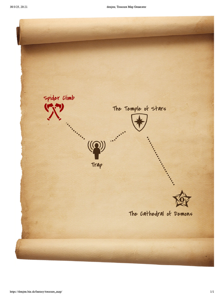 Donjon Treasure Map Generator | PDF