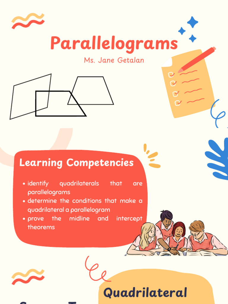 Understanding Parallelograms and Theorems | PDF