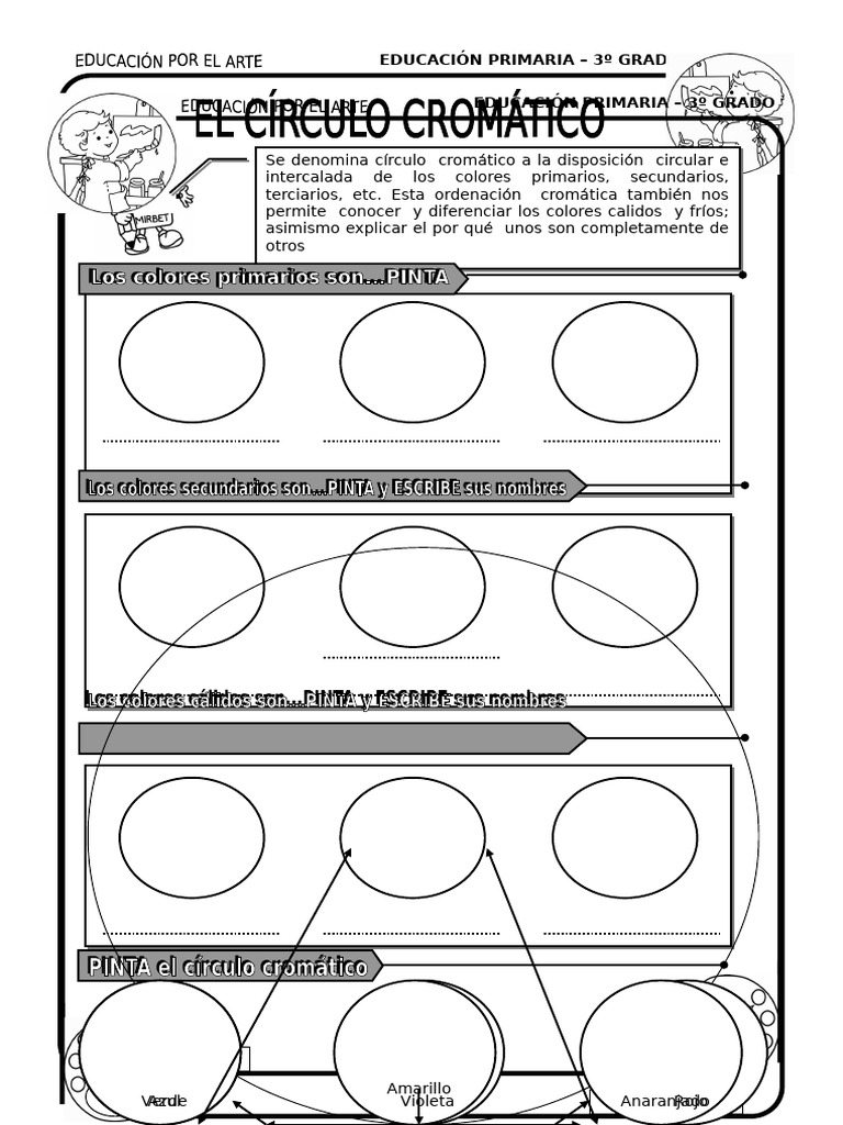 FICHAS DE ARTE 3º | PDF | Instrumentos musicales | Color