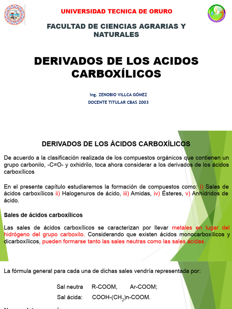 Deriv - Cidos Carbox Cbas 2003 Ii-24 | PDF | Ester | Ácido carboxílico