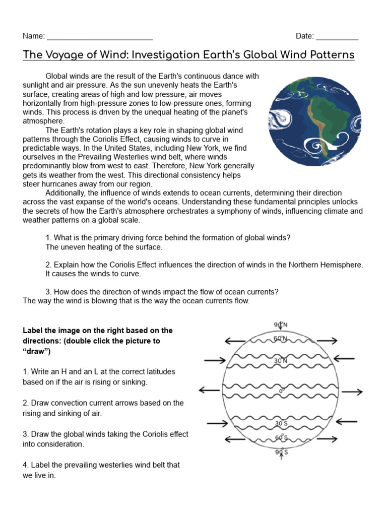Global Winds Breezes Exploration | PDF | Wound | Atmospheric Circulation