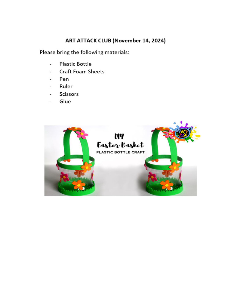 Nov. 14, ART ATTACK CLUB | PDF