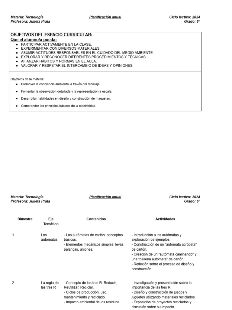 Tecnologia 6 Togrado Pdf Reciclaje Diseño