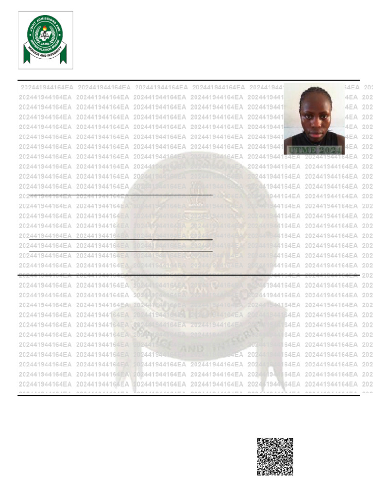 Ogar Mary Ogaku Result SlipPDF 240730 124729 | PDF | Qualifications | Student Assessment And ...