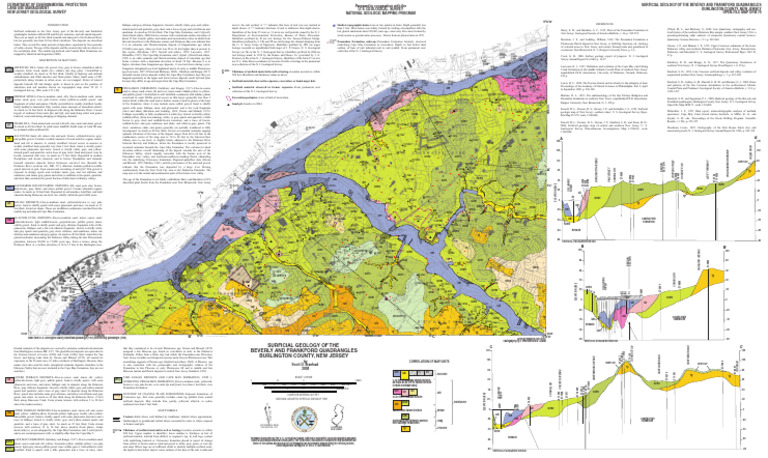 Surficial Geology of The Beverly-Frankford Quad | PDF | Geomorphology ...