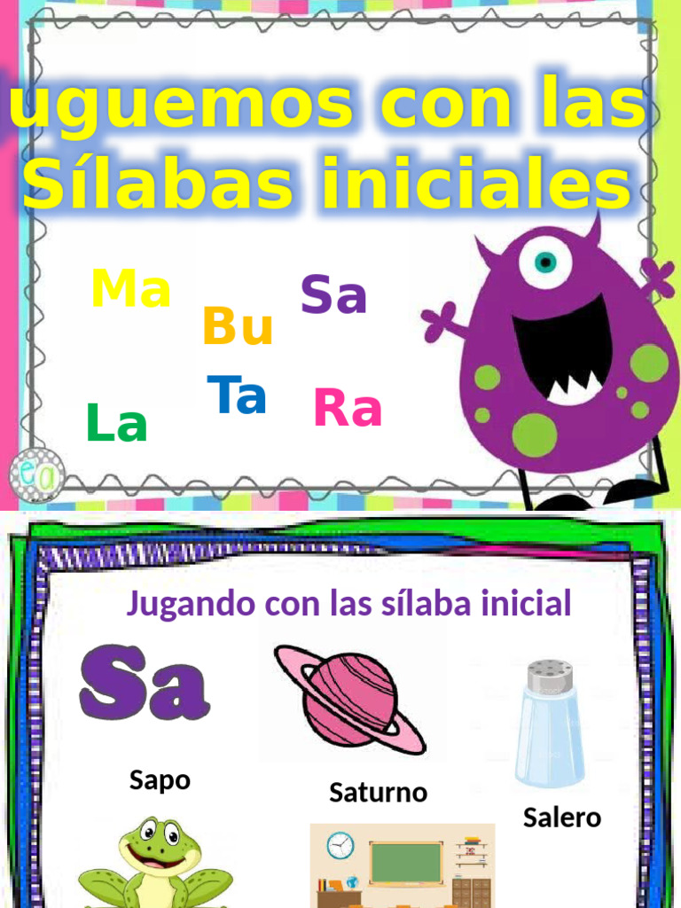 Silaba Inicial | PDF