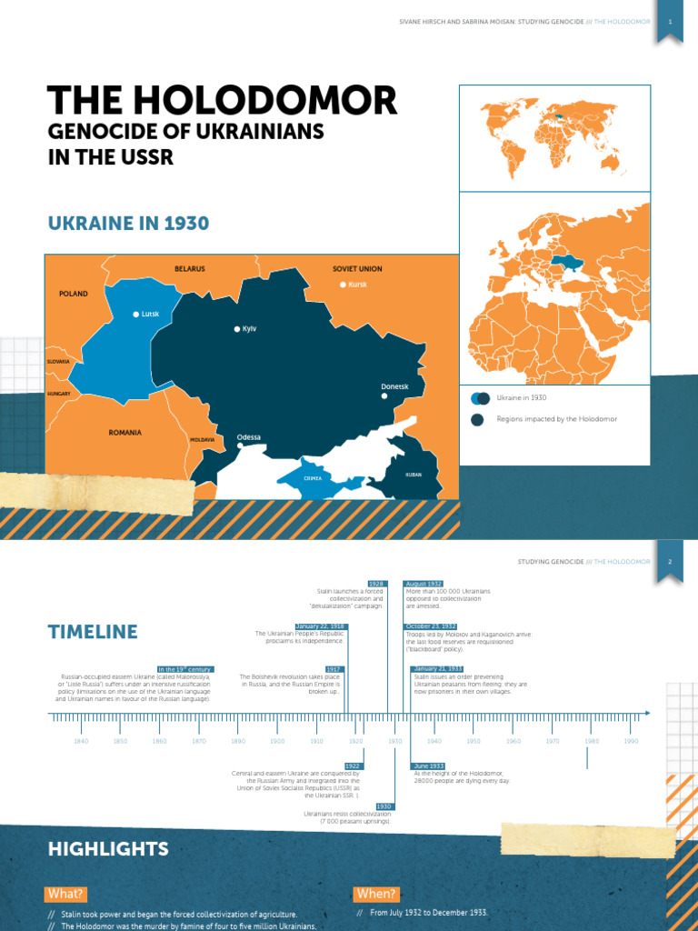 Holodomor: Genocide of Ukrainians Explained | PDF | Soviet Union ...