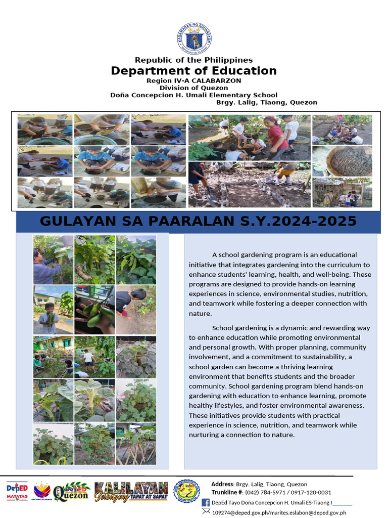 Gulayan 2024-2025 | PDF