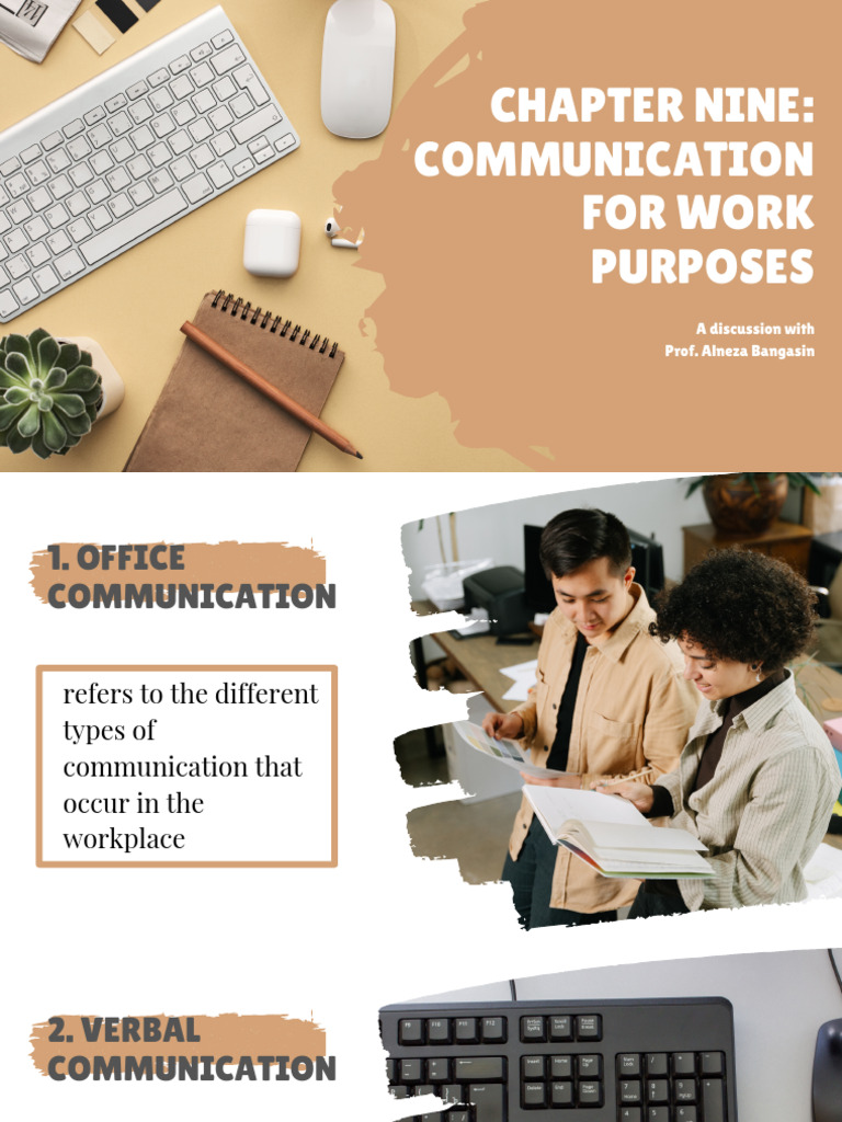 Comms For Work Purposes | PDF