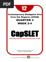 Cpar Q3 Module3 | PDF | Pottery | Sculpture