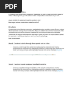 Geometry Construction Project Rubric | PDF | Art