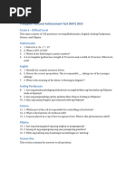 NAT Result | PDF
