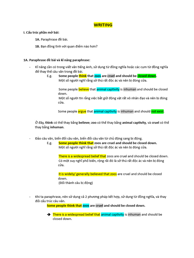 Writing Guidance | PDF