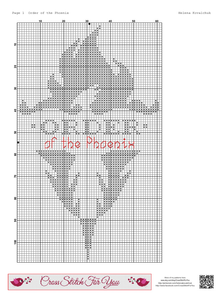 Harry Potter Order of The Phoenix | PDF | Needlework | Textile Arts