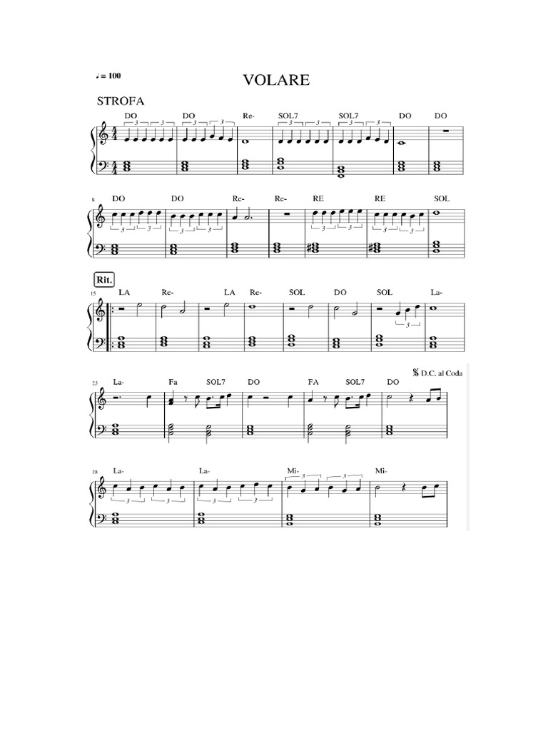 Volare | PDF