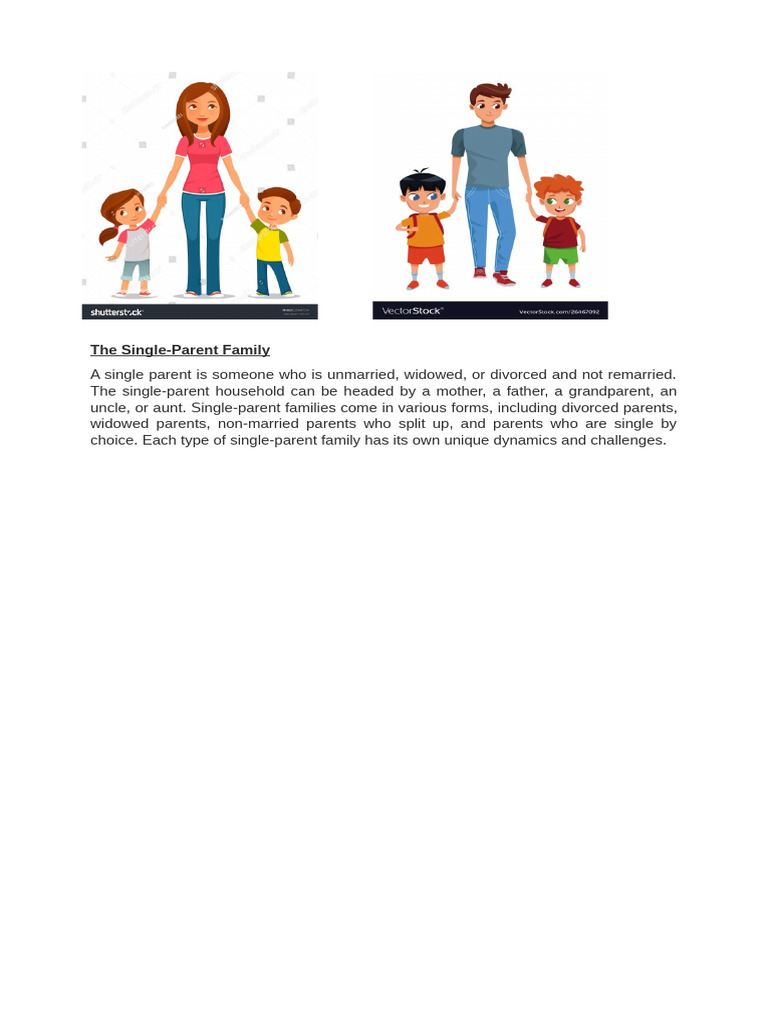 Understanding Single-Parent Families | PDF