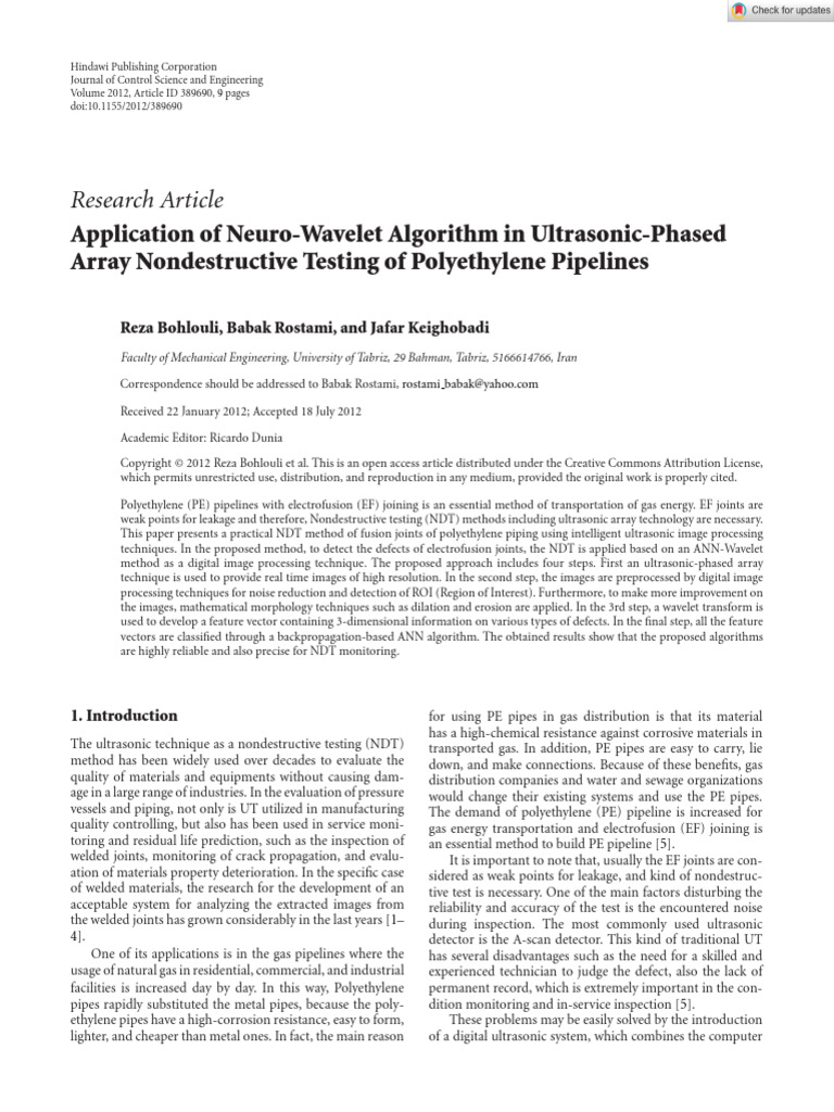 9 - Journal of Control Science and Engineering - 2012 - Bohlouli - Application of Neuro Wavelet ...