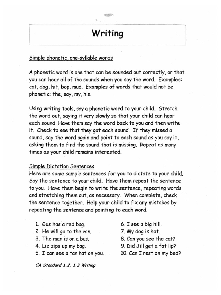 Dictation Practice | PDF