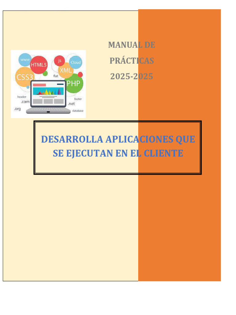 Manual de Prácticas de JavaScript 2025 | PDF | Script Java | HTML