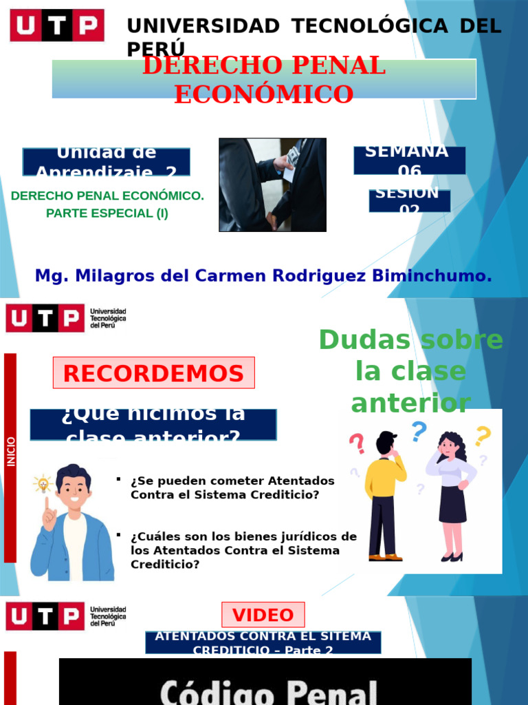 S06_s2 - Material - ATENTADOS CONTRA EL SISTEMA DE CRÉDITOS - Parte 2 | PDF | Castigos ...