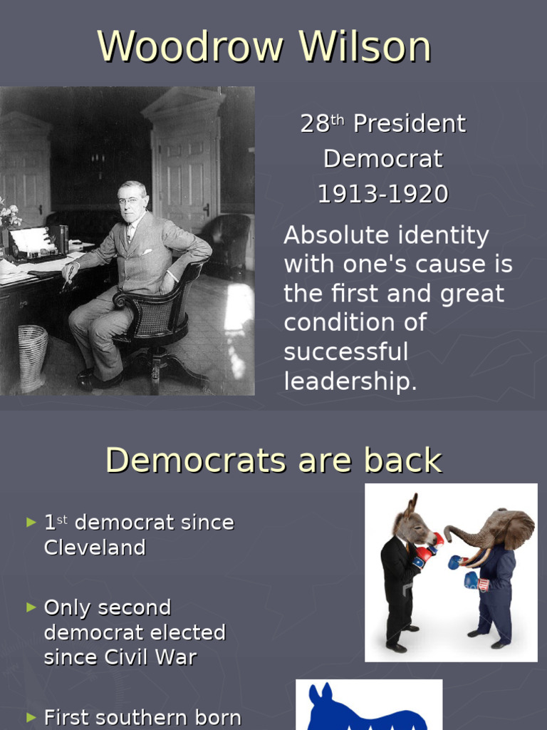 Woodrow Wilson (2) (1) (1) | PDF | Woodrow Wilson | The United States