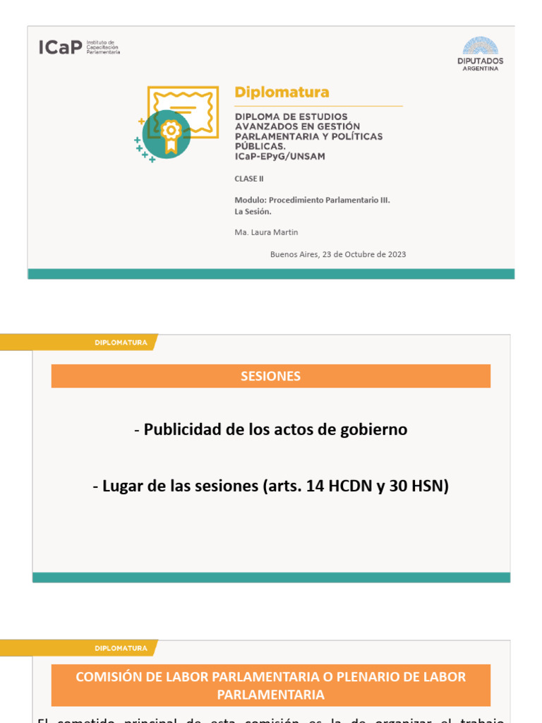 Clase 23 Octubre 2023 ICAP | PDF | Quórum | Gobierno