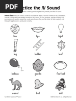 Lateral Lisp Word Lists for Practice | PDF