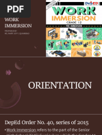 WORK IMMERSION RULES AND REGULATIONS From DEPED | PDF | Business