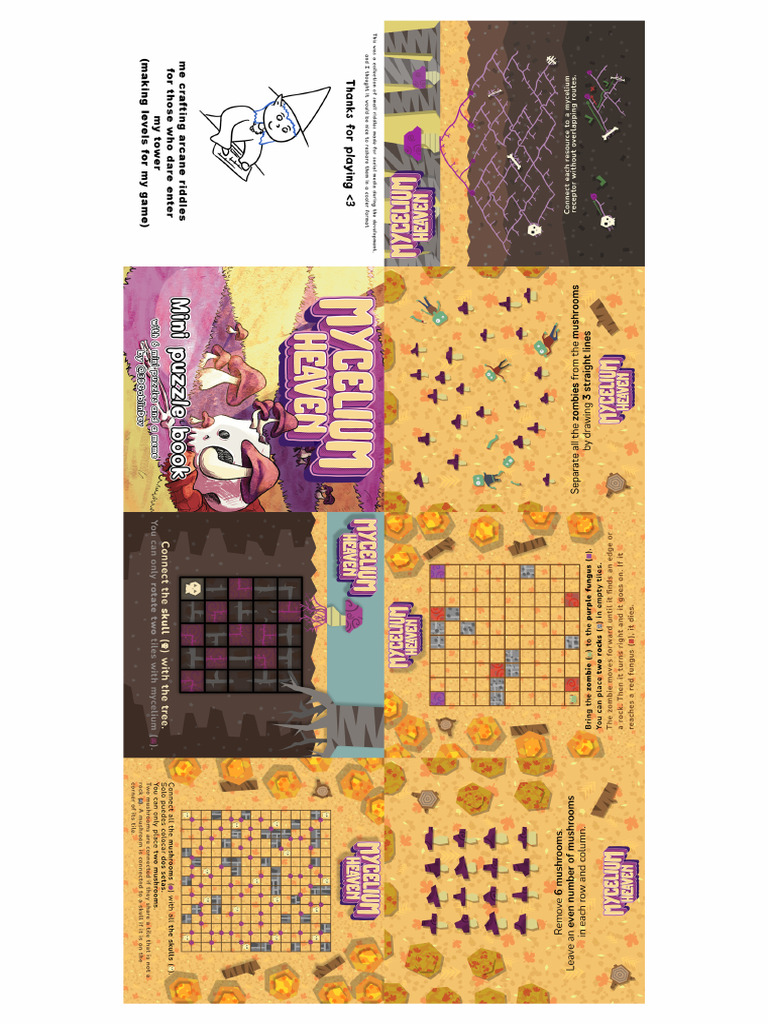 Mycelium Heaven Puzzle Book (ENG) | PDF