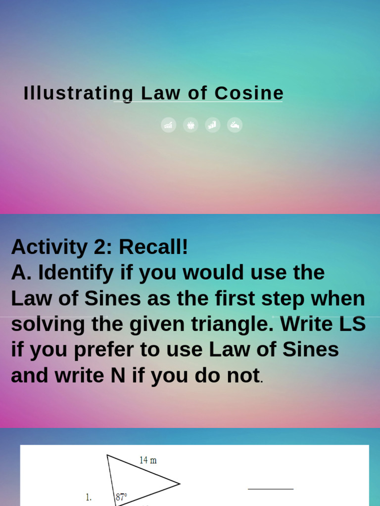 Law of Cosine | PDF