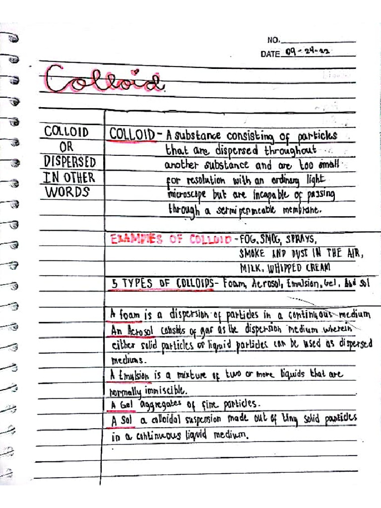 Colorize Notes | PDF