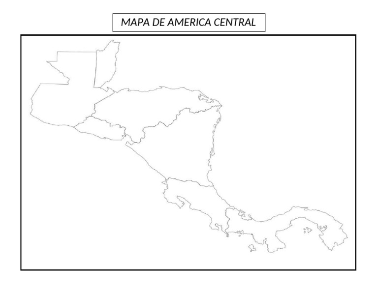 Mapa de América Central Detallado | PDF