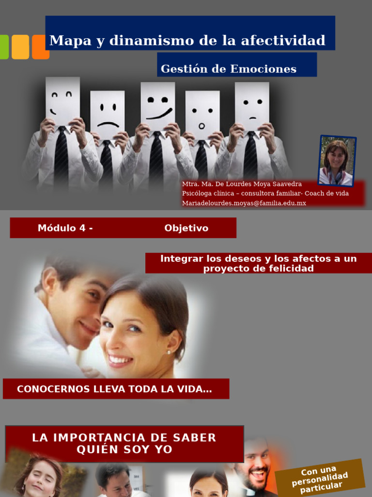 Mapa y Dinamismo de La Afectividad | PDF | Las emociones | Inteligencia emocional