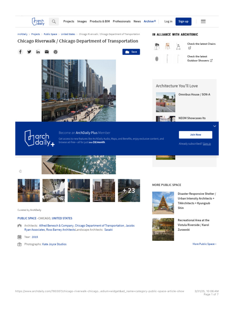 Chicago Riverwalk Project Overview | PDF | River