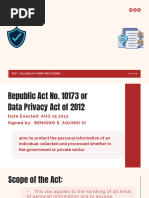REPUBLIC ACT NO 10173 - Data Privacy Act+Chapter VIII-Penalties | PDF ...