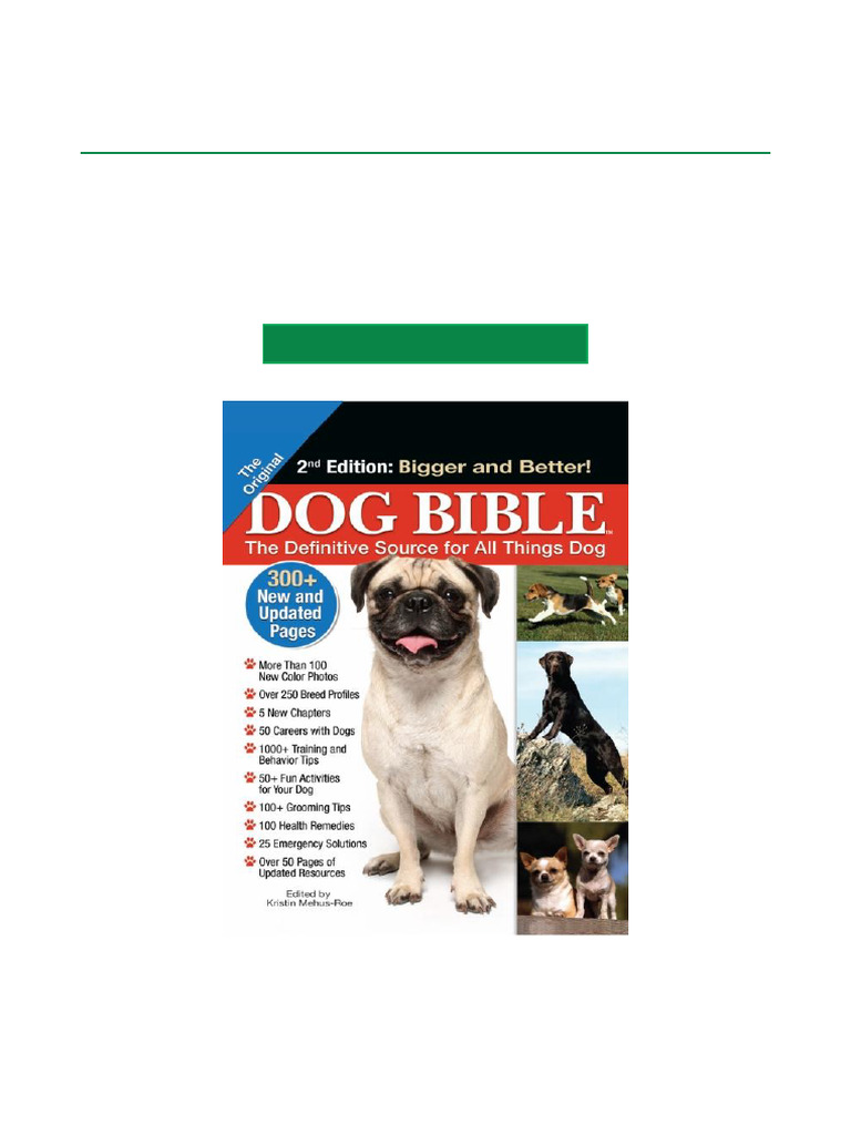 The Original Dog Bible Download | PDF