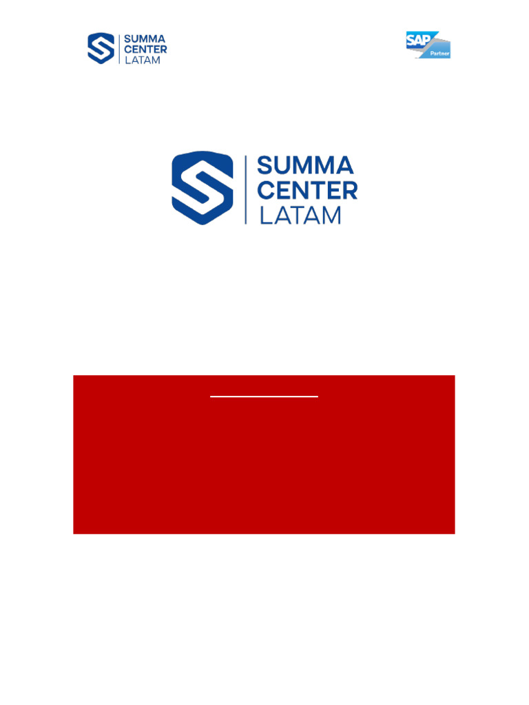 Tarea Referencial 2 - Fundamentos SAP S4HANA (Summa Center Latam) 1 ...