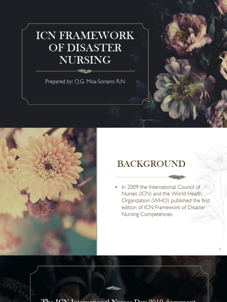 Icn Framework of Disaster Nursing | PDF | Emergency Management | Emergency
