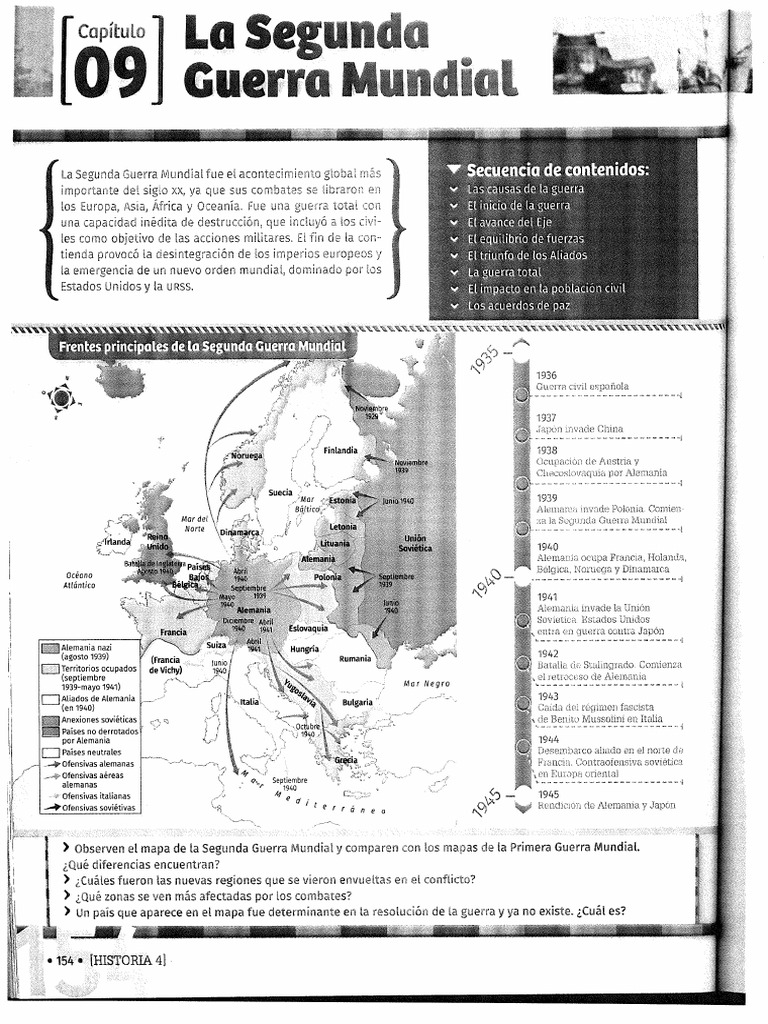 Unidad de Lectura. La Segunda Guerra Mundial | PDF